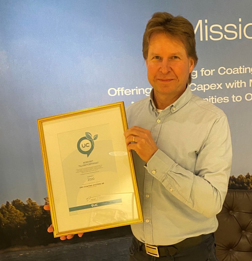 UMV Coating Systems awarded Nordic Growth Company status by UC - UMV ...
